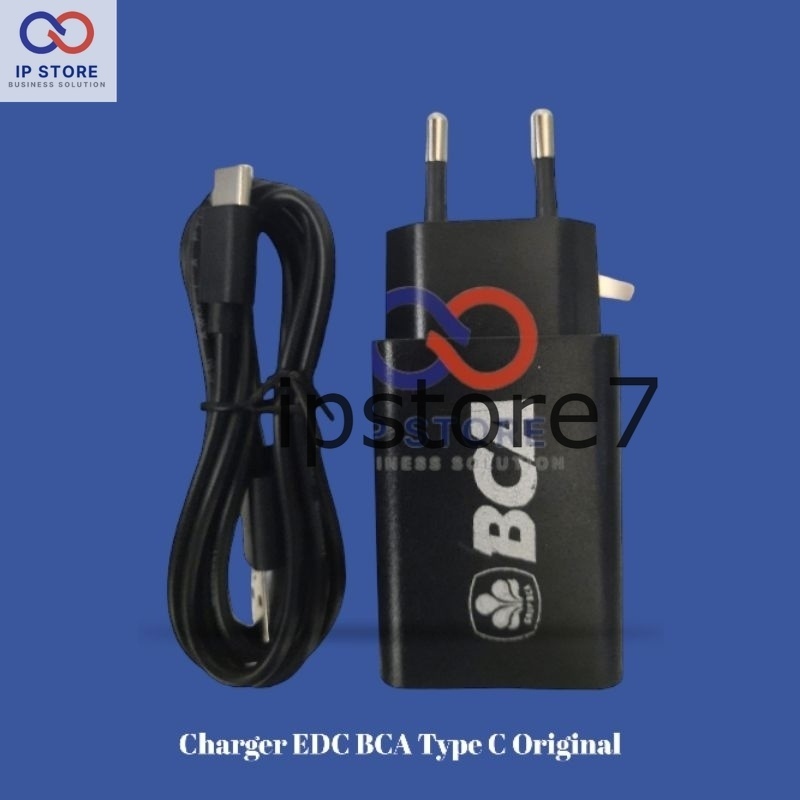 Jual Charger Adaptor EDC Android APOS BCA Type C Original | Shopee ...