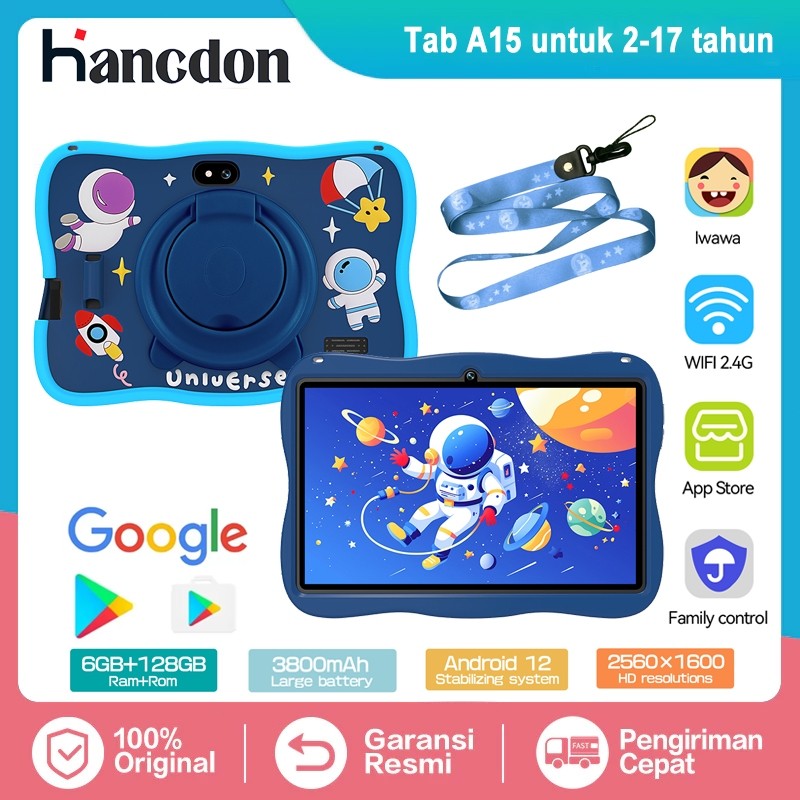 Jual TERLARIS!!!Hancdon KIDS STUDY TAB A15 tab 6/128GB / Tablet Anak ...