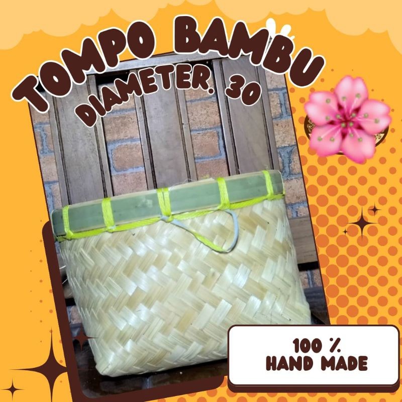 Jual tumbu bambu jumbo/Tumbu besar/alat cuci beras/tempat benang ...