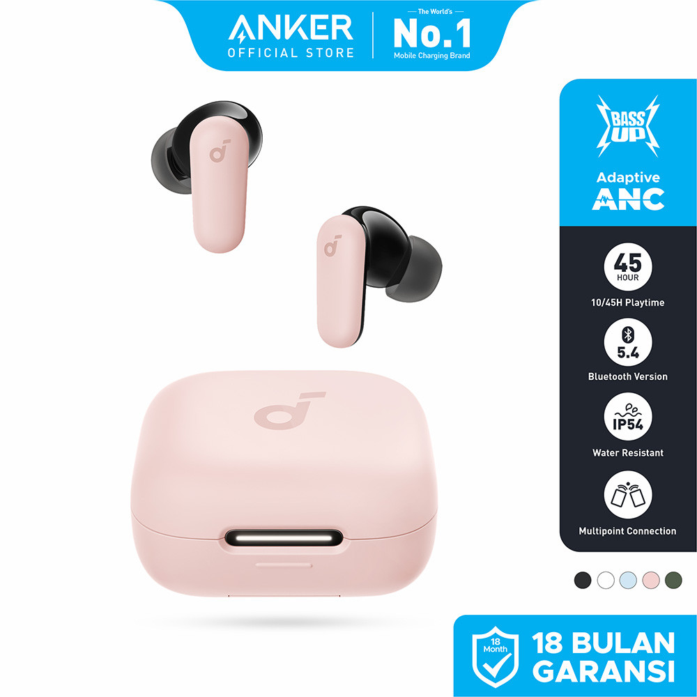 Jual (NEW LAUNCH) Soundcore Anker R50iNC Earbuds Bluetooth 5.4 TWS With ...