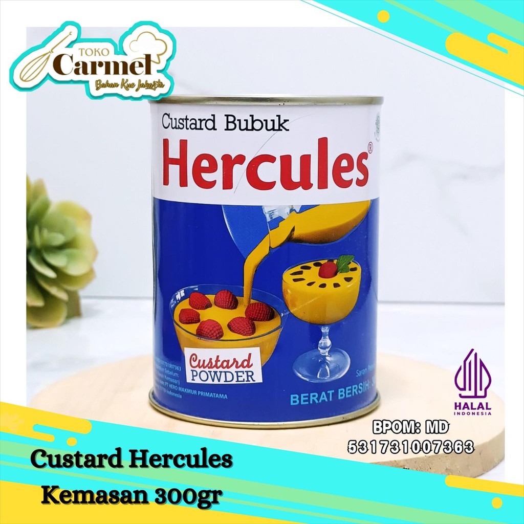 Jual HERCULES Tepung Custard 300gr - Custard Powder (Tepung VLA ...