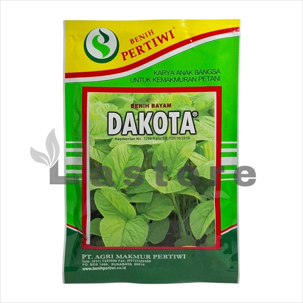 Jual Benih Bayam Hijau Unggul Dakota F1 Isi 100 Gram Cap Benih Pertiwi ...