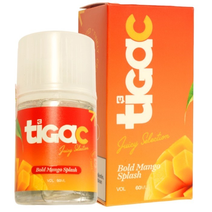 Jual Liquid Vape Vapor Tigac Juicy Bold Mango Splash 60ML By Tigac ...
