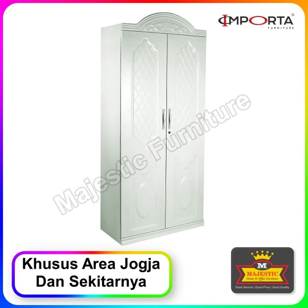 Jual Lemari Pakaian Besi Importa IW-002 GM - Jogja | Shopee Indonesia