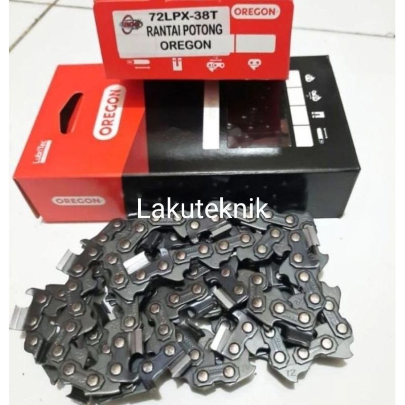 Jual Rantai Oregon Potong Bar 22in Potong 72LPX 38T Original Untuk Senso 5200 5800 Bar Laser ...