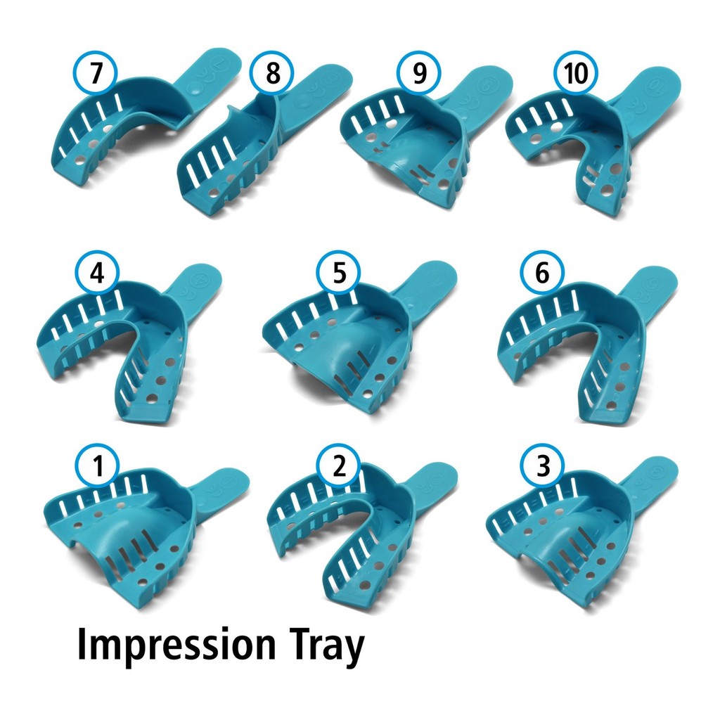 Jual ONEMED Dental Impression Tray SET 1-10 - Sendok Cetak Gigi OJ ...