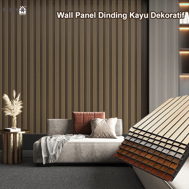 Jual HYR57 Wood Panel Mewah: Dekorasi Dinding Kayu Komposit Echo Wood ...