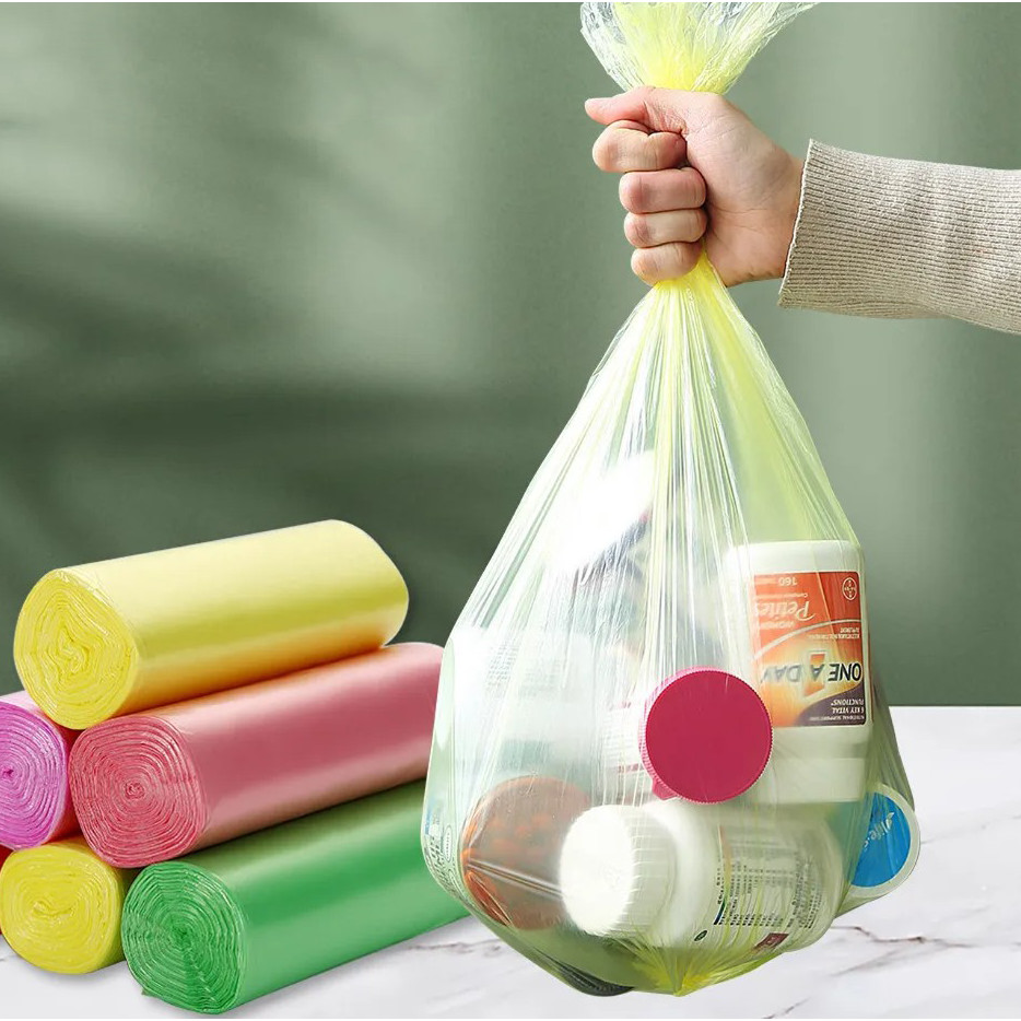 Jual Yekee Kantong Plastik Sampah Disposable Bag 5 Roll - YK50 | Shopee Indonesia