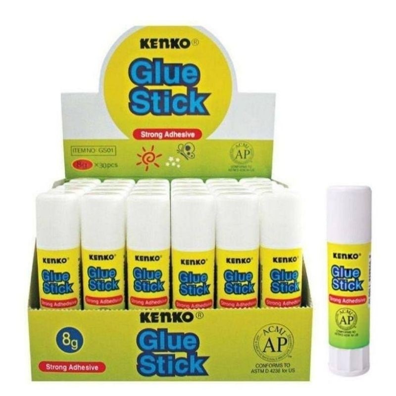 Jual Lem Kenko Glue Stick 8 15 25 Gram Kecil Sedang Tanggung Besar ...