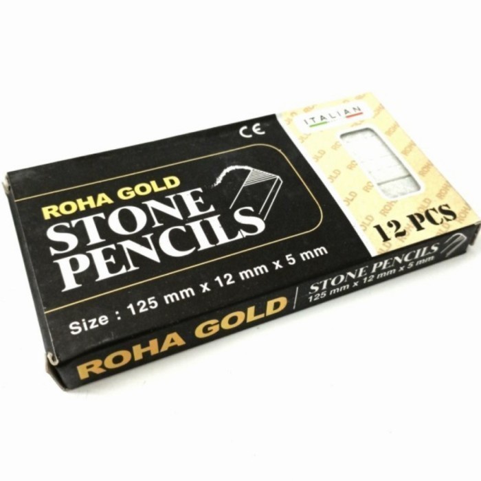 Jual KAPUR PENSIL/STONE PENCIL ROHA /KAPUR LAS (1KOTAK ISI 12PCS) | Shopee Indonesia