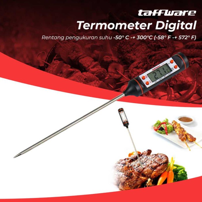 Jual Digital Termometer Makanan Masak Suhu Air Masakan Thermometer ...