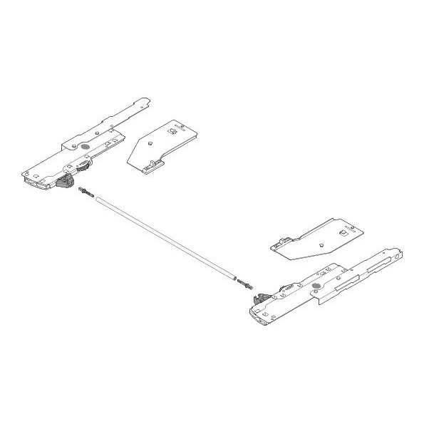 Jual BLUM SYNCHRONIZED LINKAGE ARM DRAWER TIP-ON BLUMOTION LINKAGE L ...