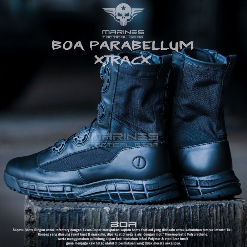 Jual Sepatu PDL Boa Parabellum Xtracx Tactical Boots Original | Shopee ...