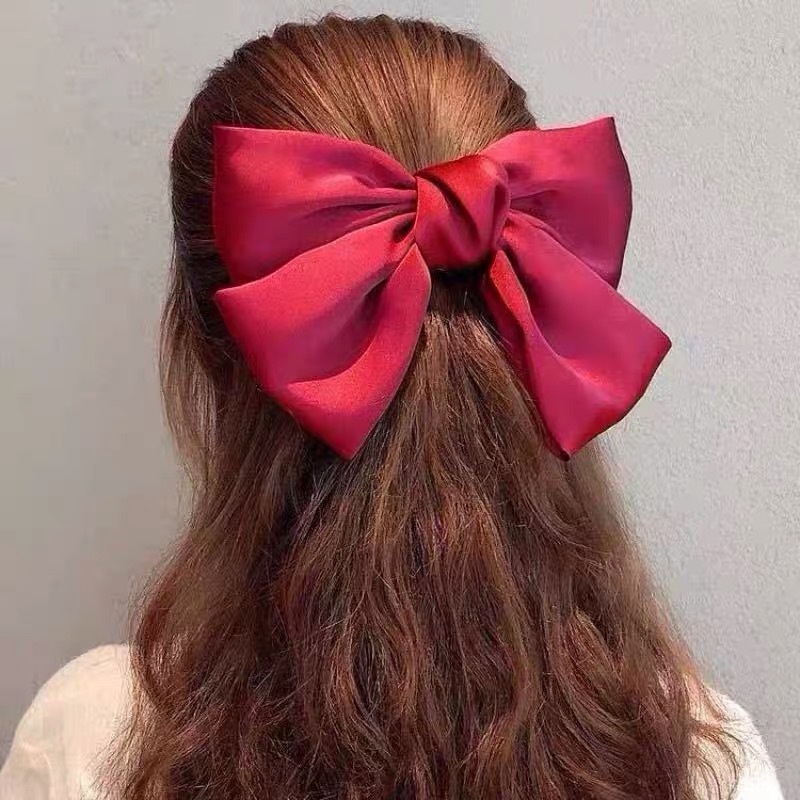 Jual GU Jepit Rambut Ikat Rambut Pita Besar Wanita Hairpin Hairband ...