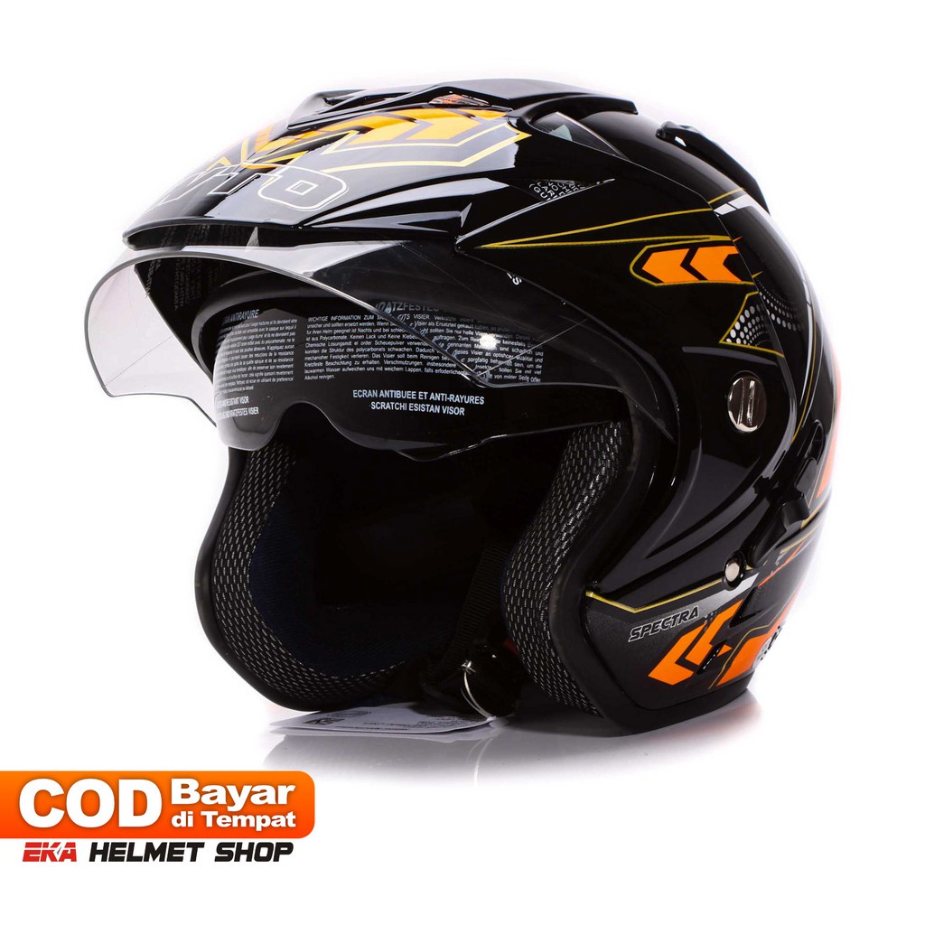 Jual Helm Motor Pria Polos SNI Helem Cowok Dewasa Helmet Impressive ...