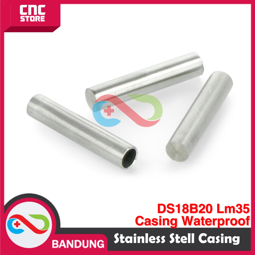 Jual 6X50 DS18B20 LM35 TEMPERATURE SENSOR STAINLESS STEEL CASING ...