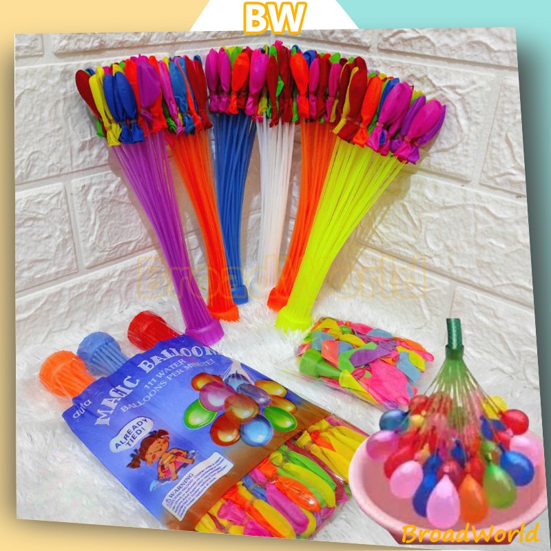 Jual Mainan Anak Magic Water Balon 111Pcs / 111 Pcs Balon Air / Balon ...