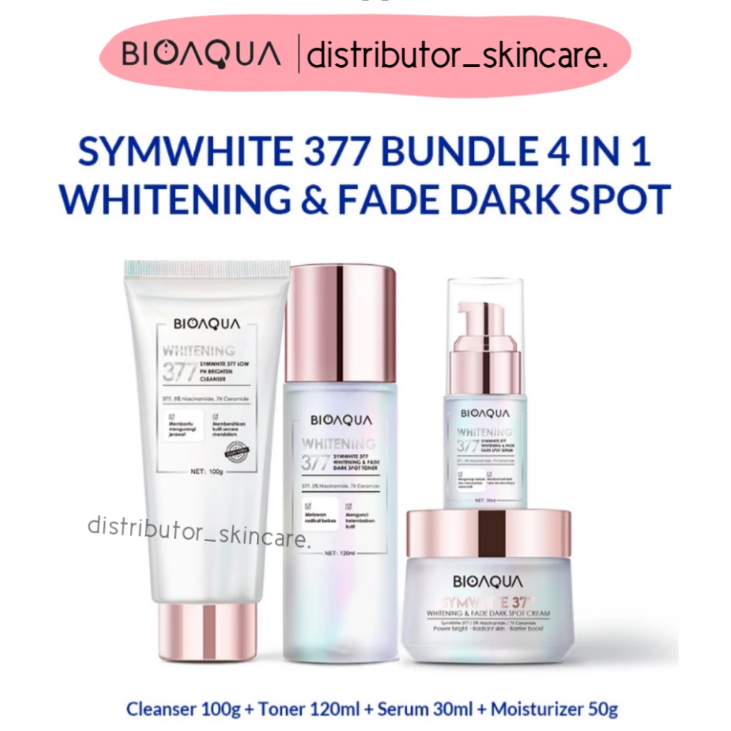 Jual BIOAQUA SymWhite 377 Whitening & Fade Dark Spot Cream Krim 50g Pelembab Wajah With Vitamin ...