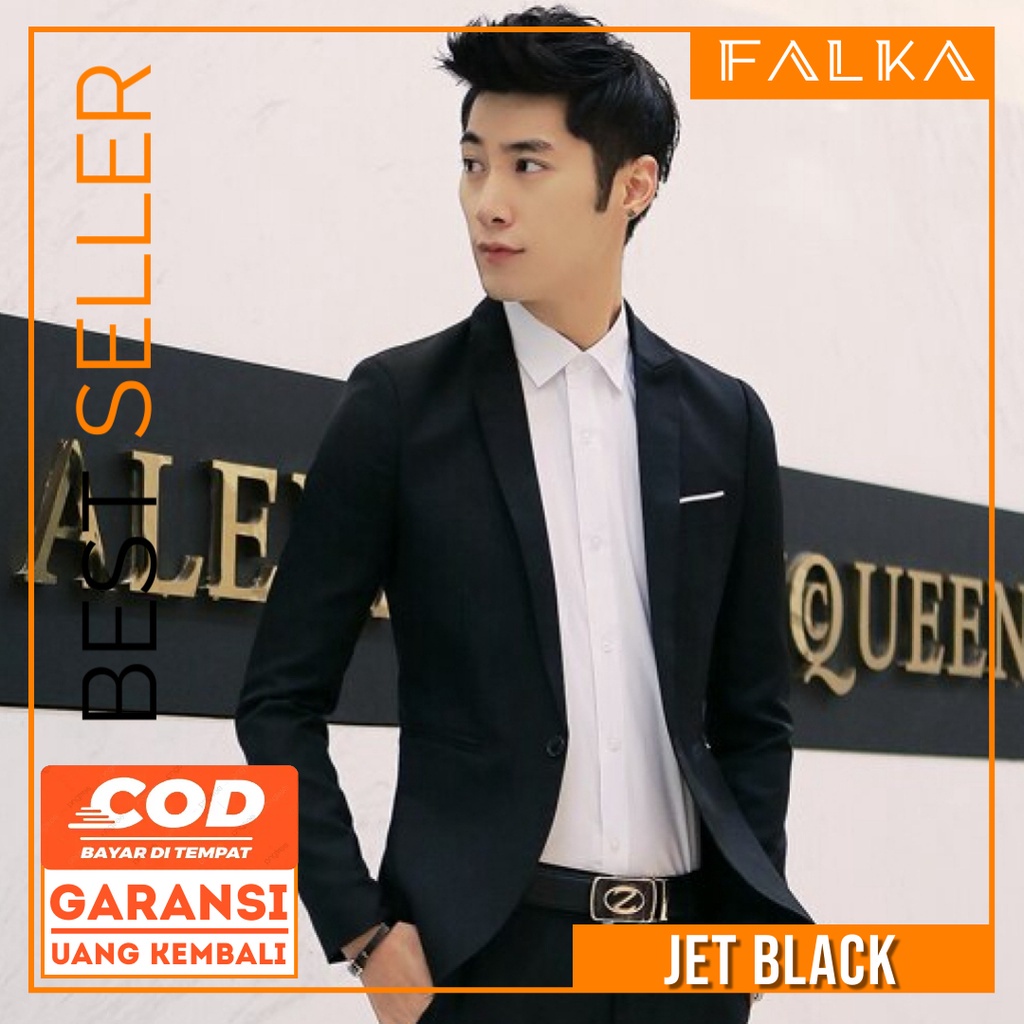 Jual Jaz Blezer Cowok Kasual Korean Style Jas Blazer Pria Formal dan Kasual | Shopee Indonesia