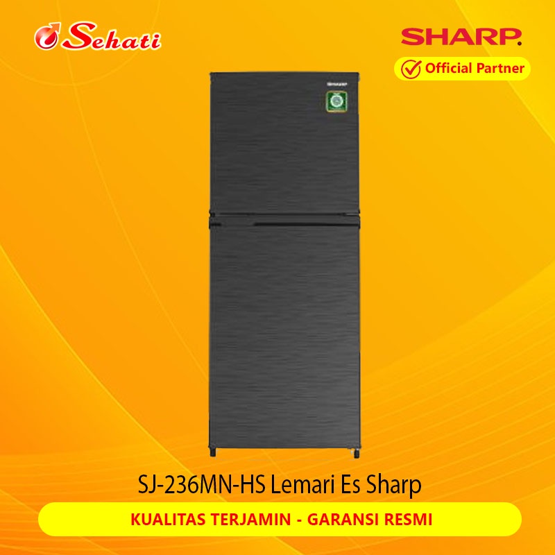 Jual SHARP SJ-236MN-HS Lemari Es Sharp 2 Pintu Kirei Series [205 L ...