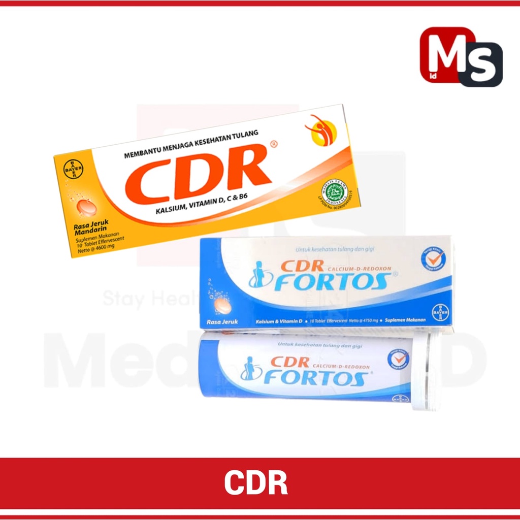 Jual CDR Multivitamin Effervescent / FORTOS Isi 10 Tablet OTC | Shopee ...