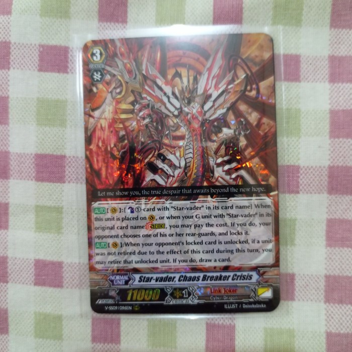 Jual Cardfight Vanguard VSS09 Star-vader, Chaos Breaker Crisis RRR | Shopee Indonesia