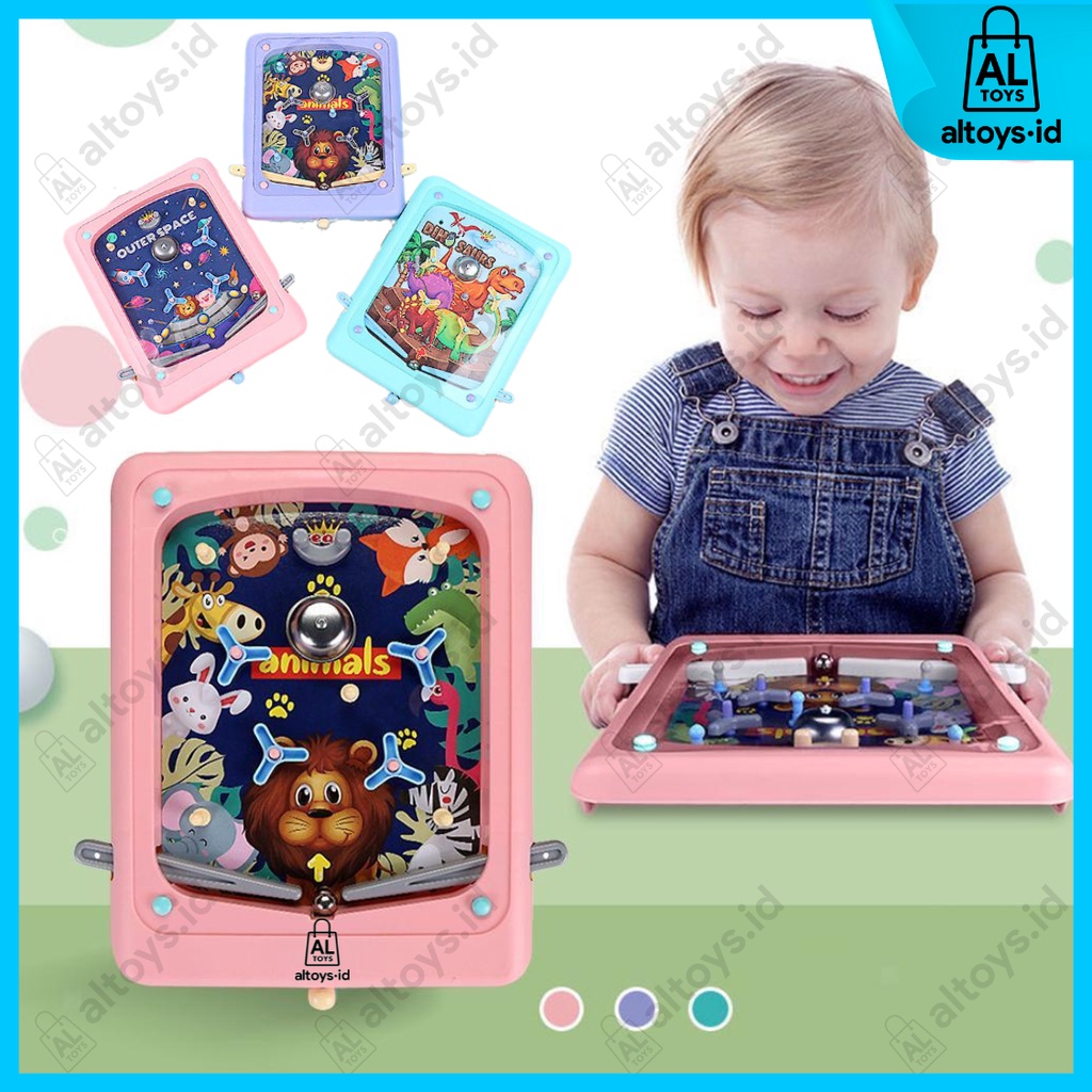 Jual MAINAN PUZZLE MARBLES GAME MACHINE PIN BALL LONCENG SS1732 MAINAN ...