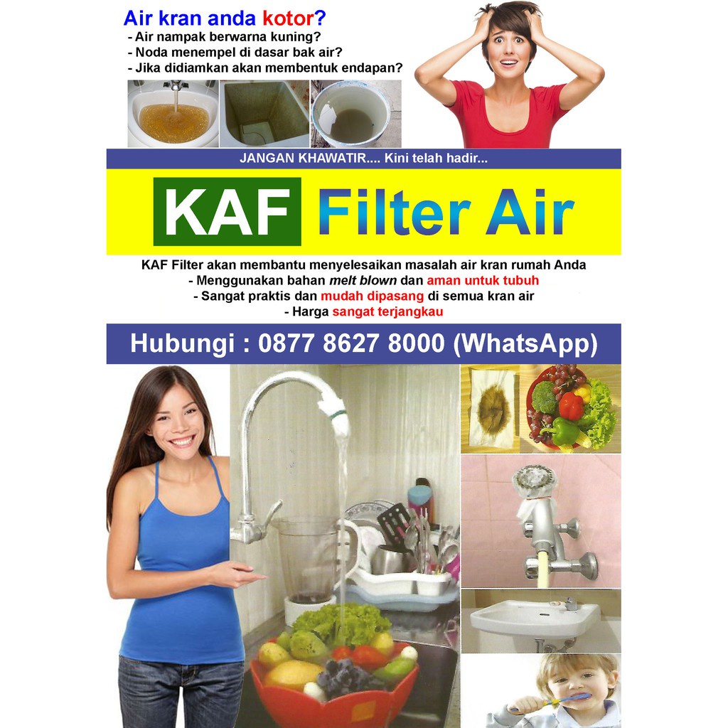 Jual YA! 200 Lembar KAF Filter Air Japan Good Quality (Kain Filter Air ...