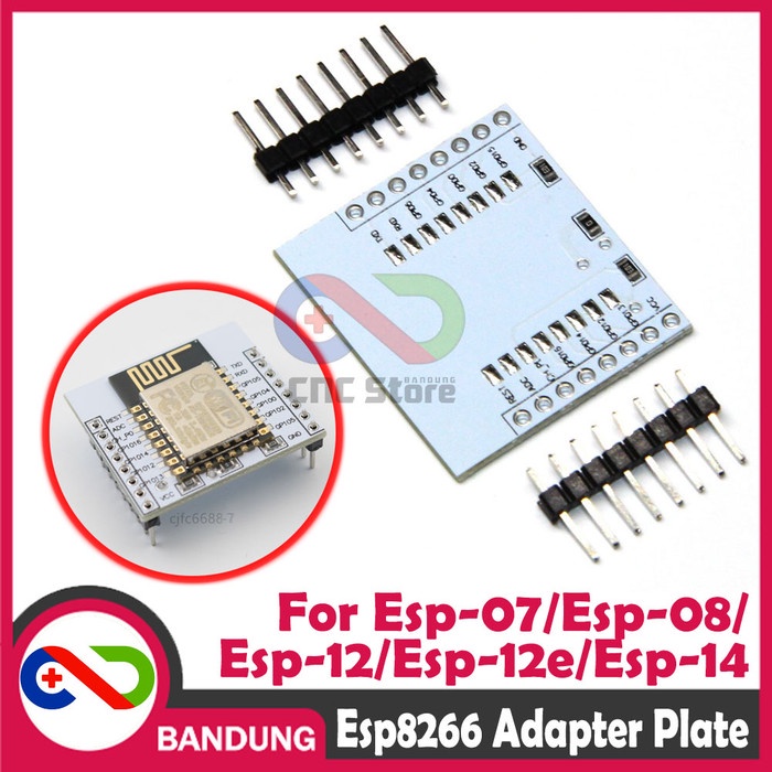 Jual ESP8266 ADAPTER PLATE FOR ESP-07 ESP-08 ESP-12 ESP-12E ESP-14 | Shopee Indonesia