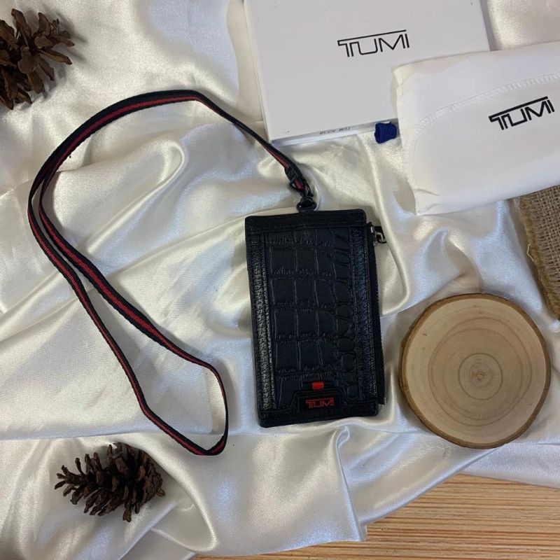 Jual Tumi Lanyard premium, Tempat kartu/ID tumi /name tag branded ...