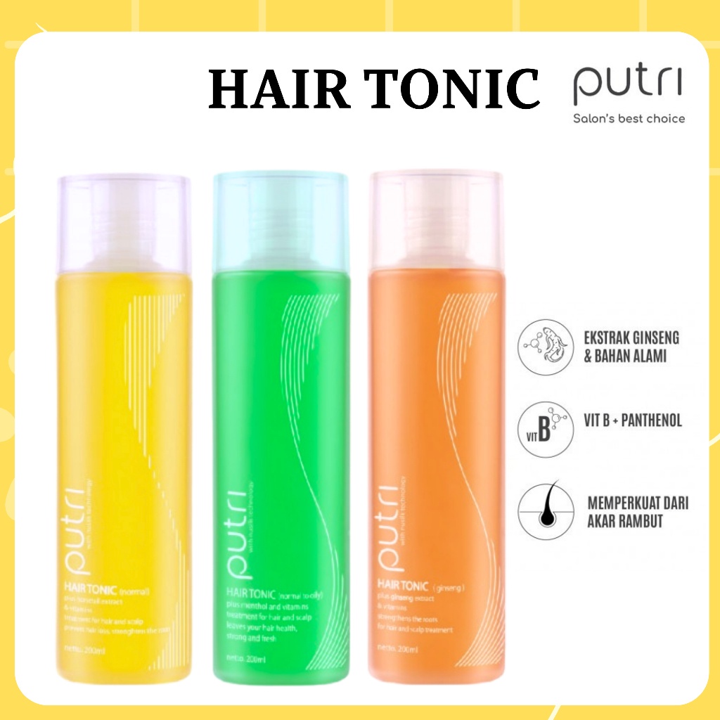 Jual Putri Hair Tonic Ginseng 450 mL Normal Normal to Oily Ginseng ...