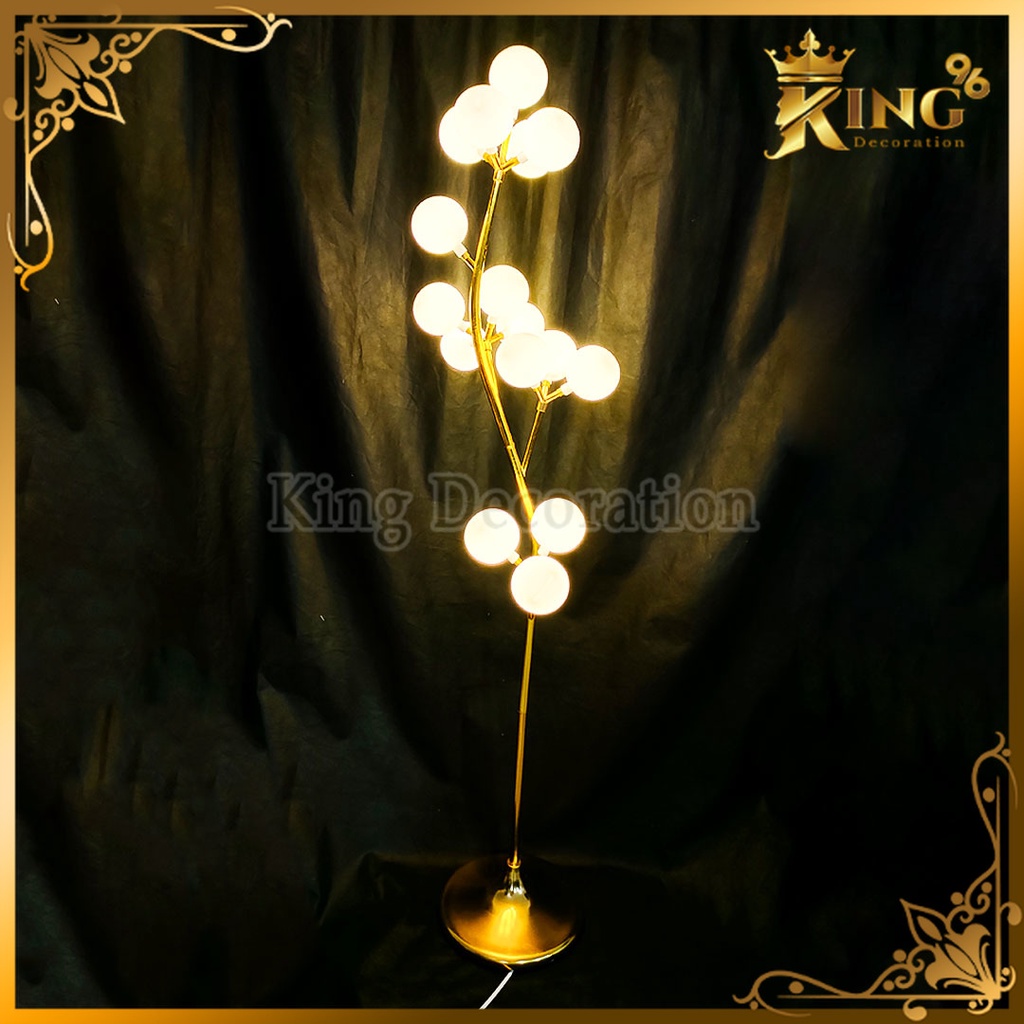 Jual Lampu Standing Hias Dekorasi Wedding Mewah Pelaminan Lampu Led ...