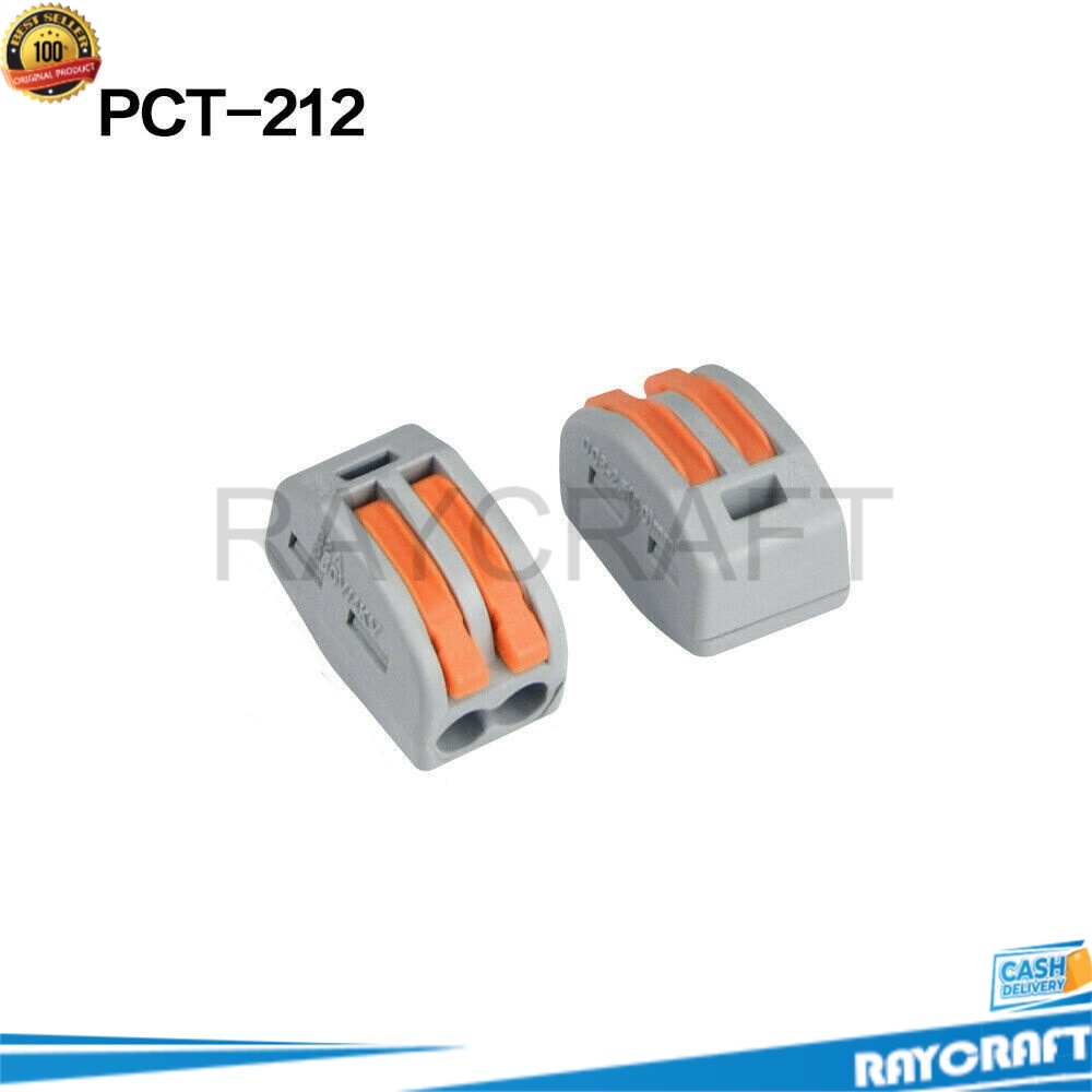 Jual Guillermo Terminal Block Konektor Sambungan Kabel Listrik Connector PCT-212 - Gray Raycraft ...
