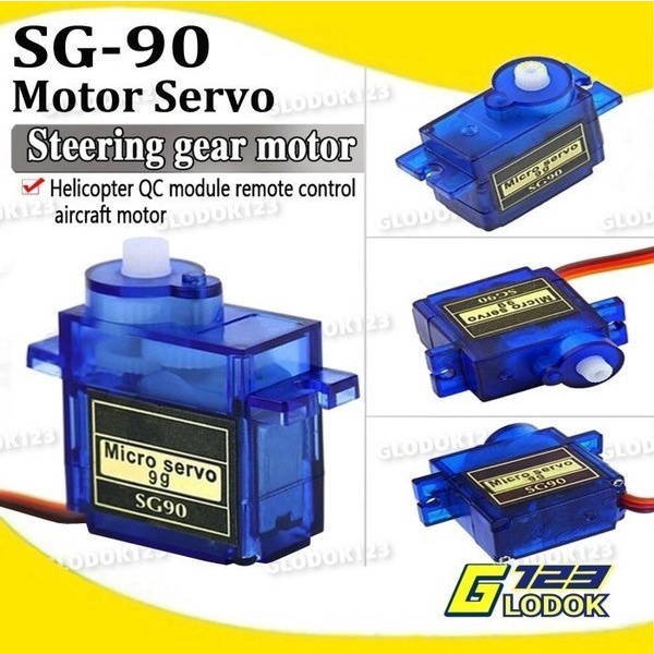Jual Motor Micro Mini Servo Tower Pro SG90 SG-90 9G Arduino Plastic ...
