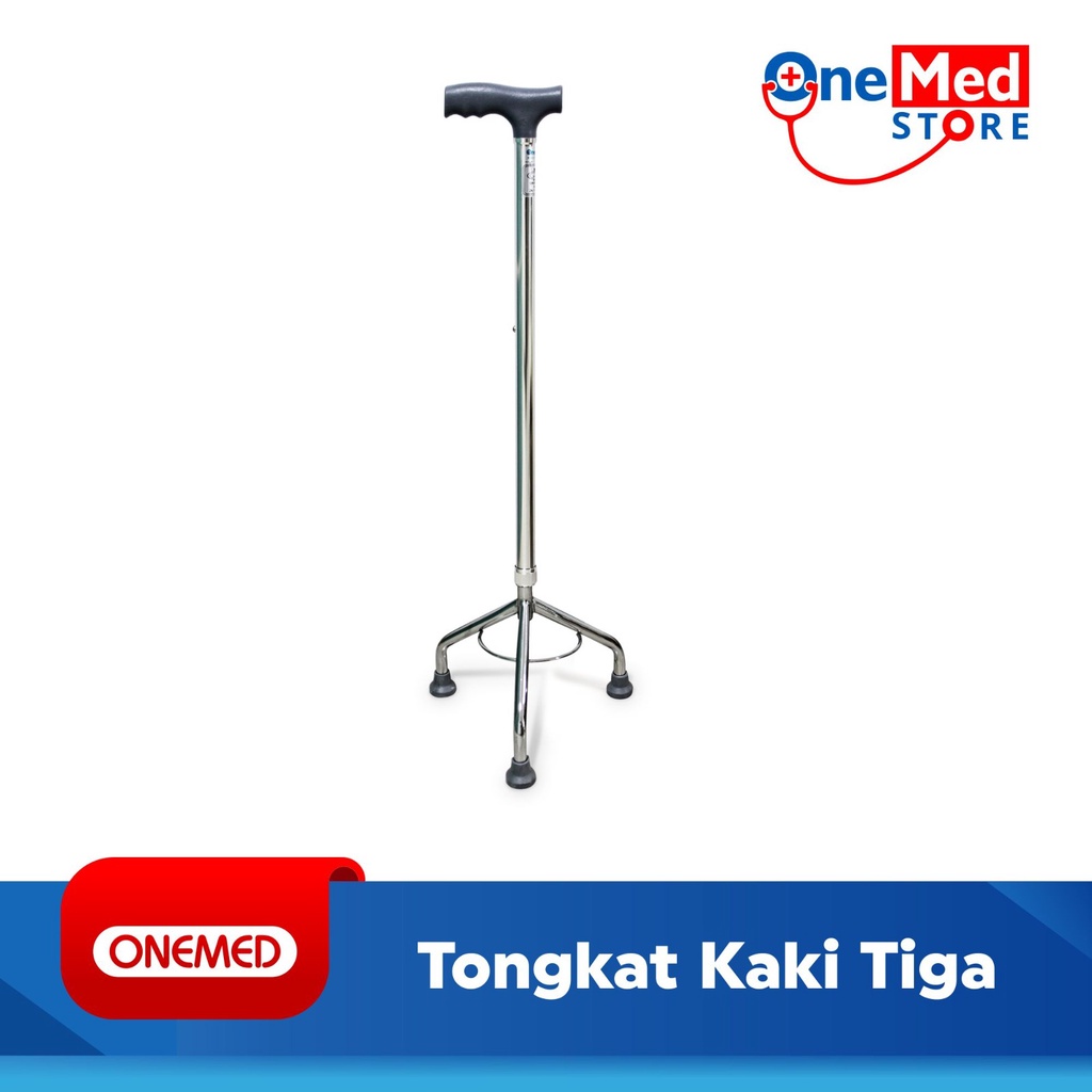 Jual Tongkat Pyramid kaki 3 OneMed YG | Shopee Indonesia