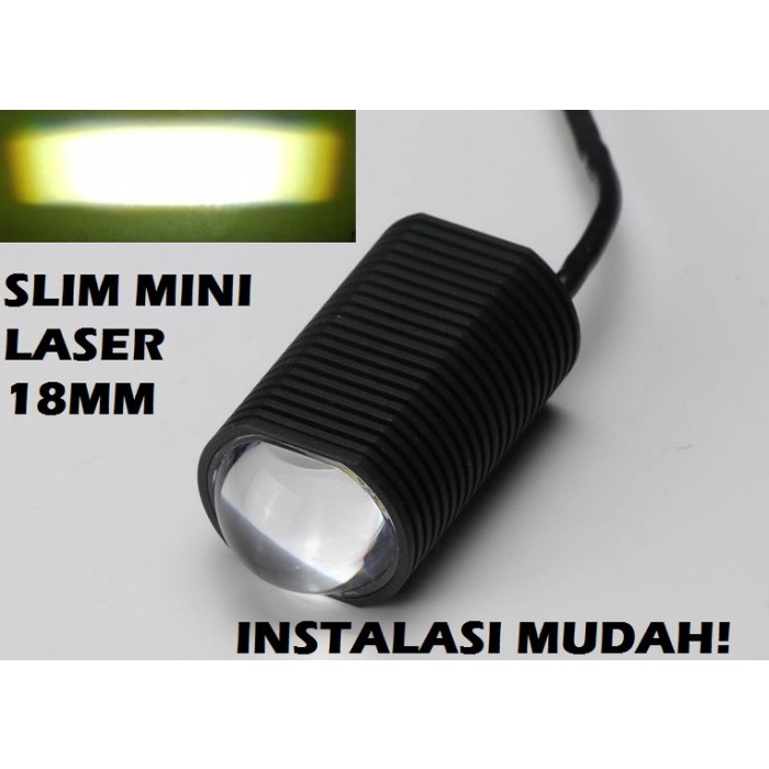 Jual Mini Laser 18MM 1.8CM lampu grill mobil sql 1 mata tembak laser ...