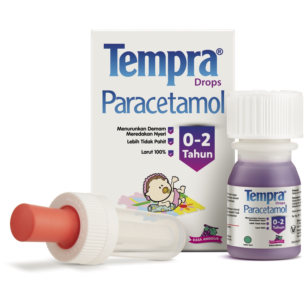 Jual TEMPRA DROP 15 ml - Menurunkan Demam - imunisasi Bayi | Shopee ...