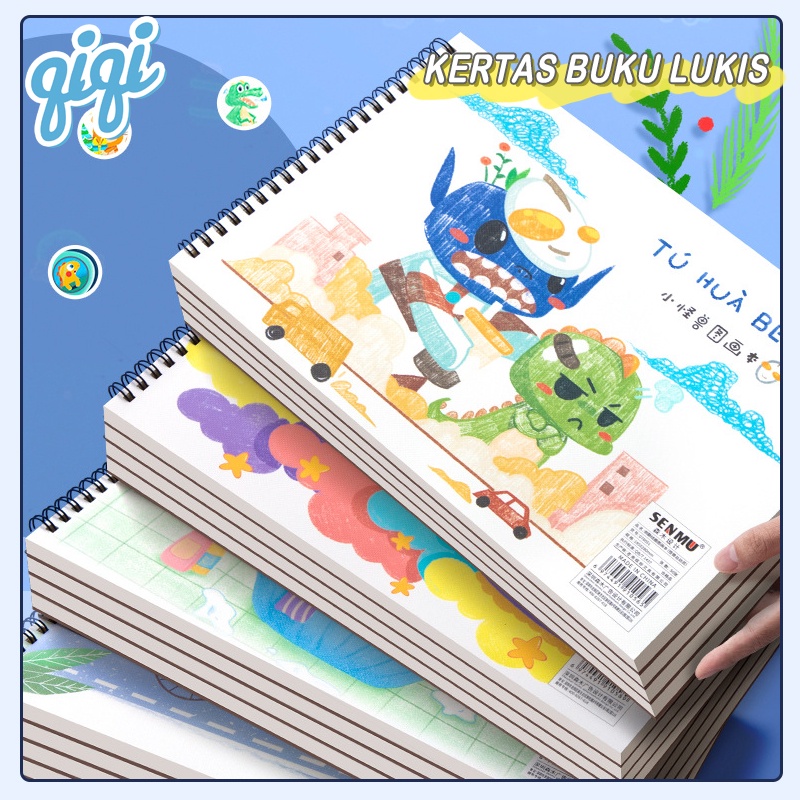 Jual WaterColor Book Kertas Buku Lukis /Buku gambar polos Drawing book ...
