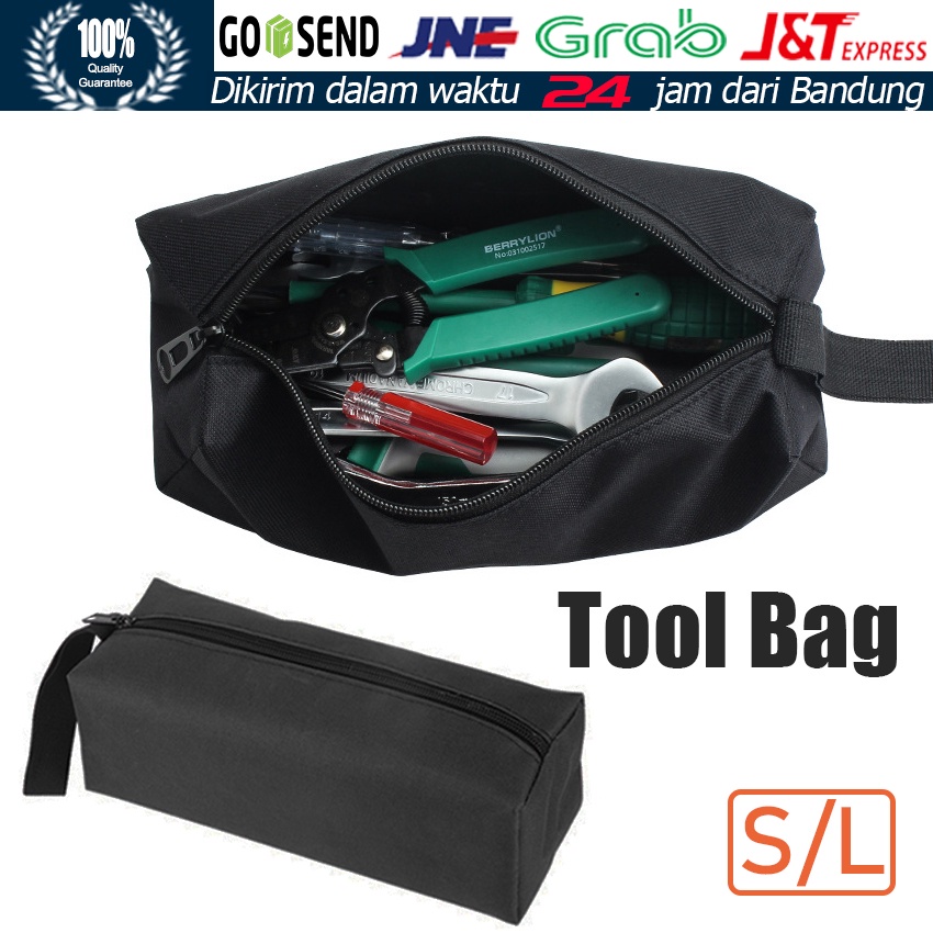 Jual Tas Tool Bag Kit Mini Pouch / Tas Penyimpanan Perlatan / Tas Obeng ...