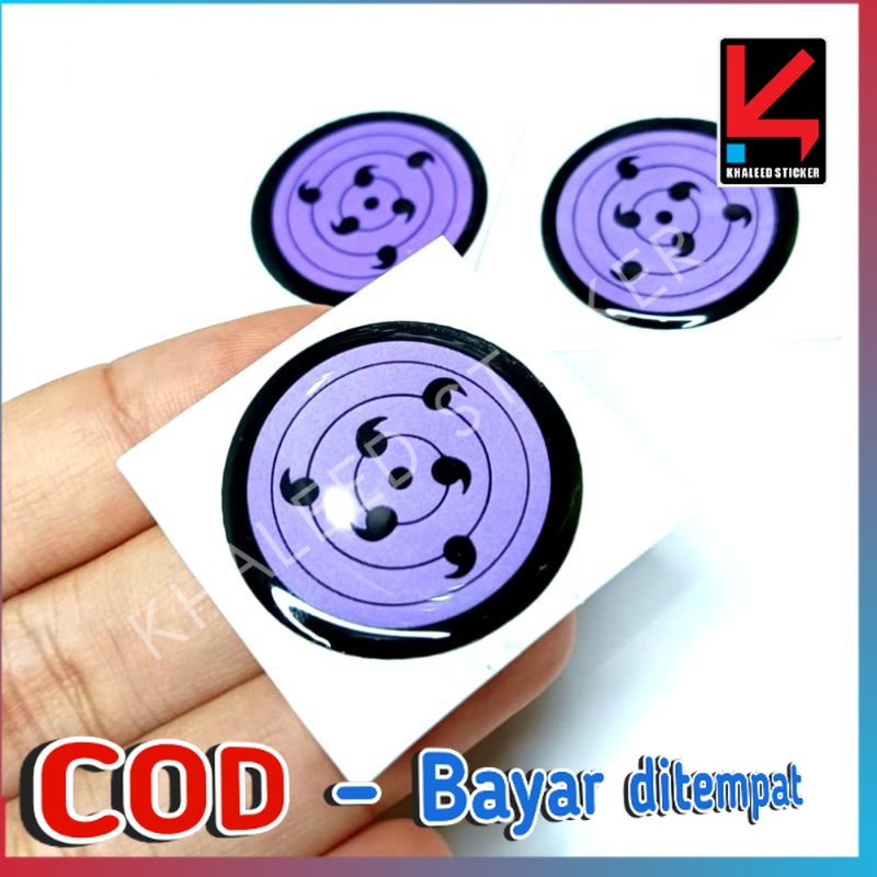 Jual Stiker timbul Rinnegan Emblem kaliper rem stiker aksesoris motor ...