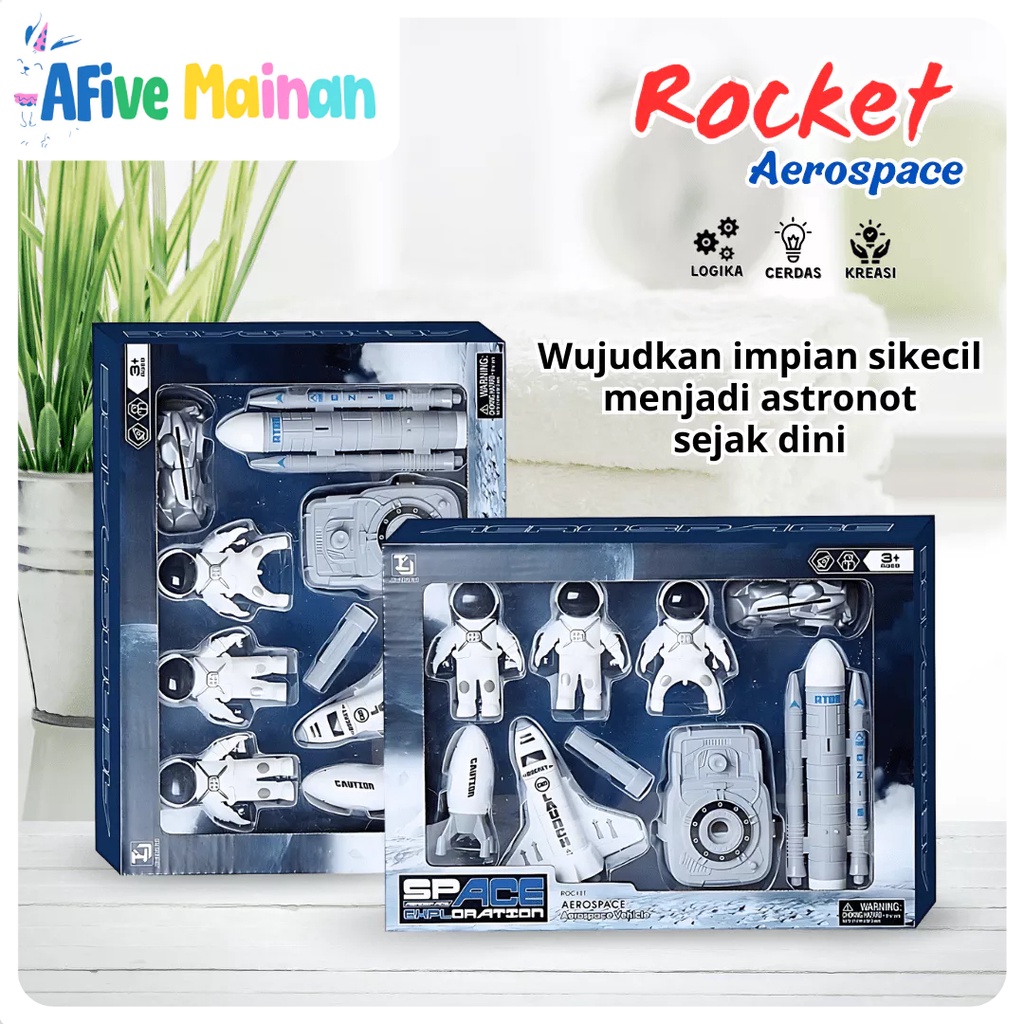 Jual [AFive] Rocket Aerospace | Mainan Peluncur Pesawat Terbang Roket ...