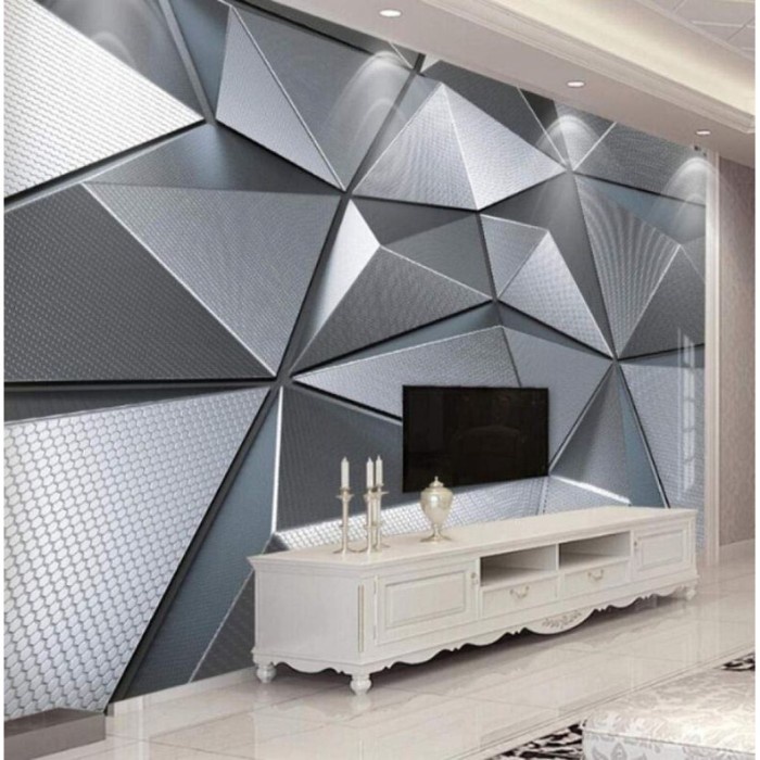 Wallpaper Dinding 3d Keren Minimalis
