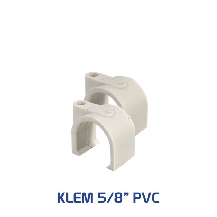 Jual Klem Pipa HARD 5/8 5/8In Inch / Klem Pipa Hijau PVC / Pipe Clamp ...