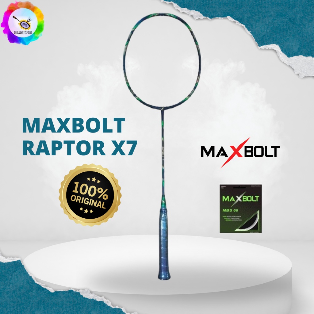 Jual RAKET BADMINTON MAXBOLT RAPTOR X7 RAPTOR X 7 ORIGINAL | Shopee ...