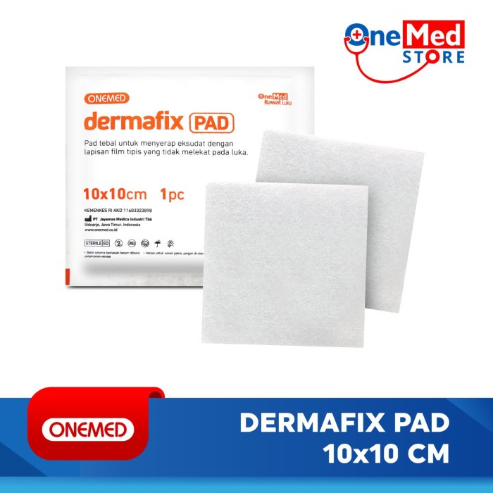 Jual Dermafix PAD 10 x 10cm Sterile Onemed / Melolin PCS | Shopee Indonesia
