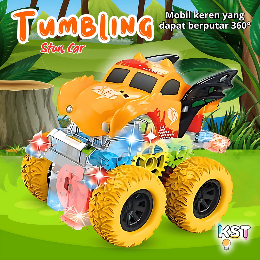 Jual [KST] Gear Tumbling Light 360° | Mainan Mobil Mobilan Keren Bisa ...
