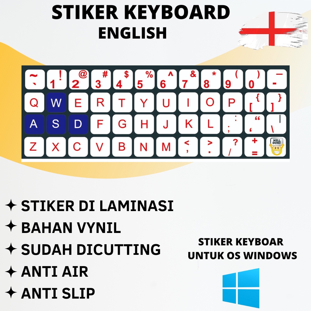 Jual stiker keyboard inggris | Shopee Indonesia