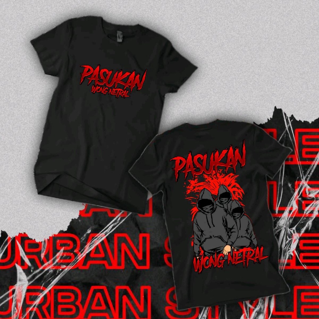 Jual KAOS PASUKAN WONG NETRAL MERAH WONG NETRAL INDONESIA MOTIF TERBARU ...