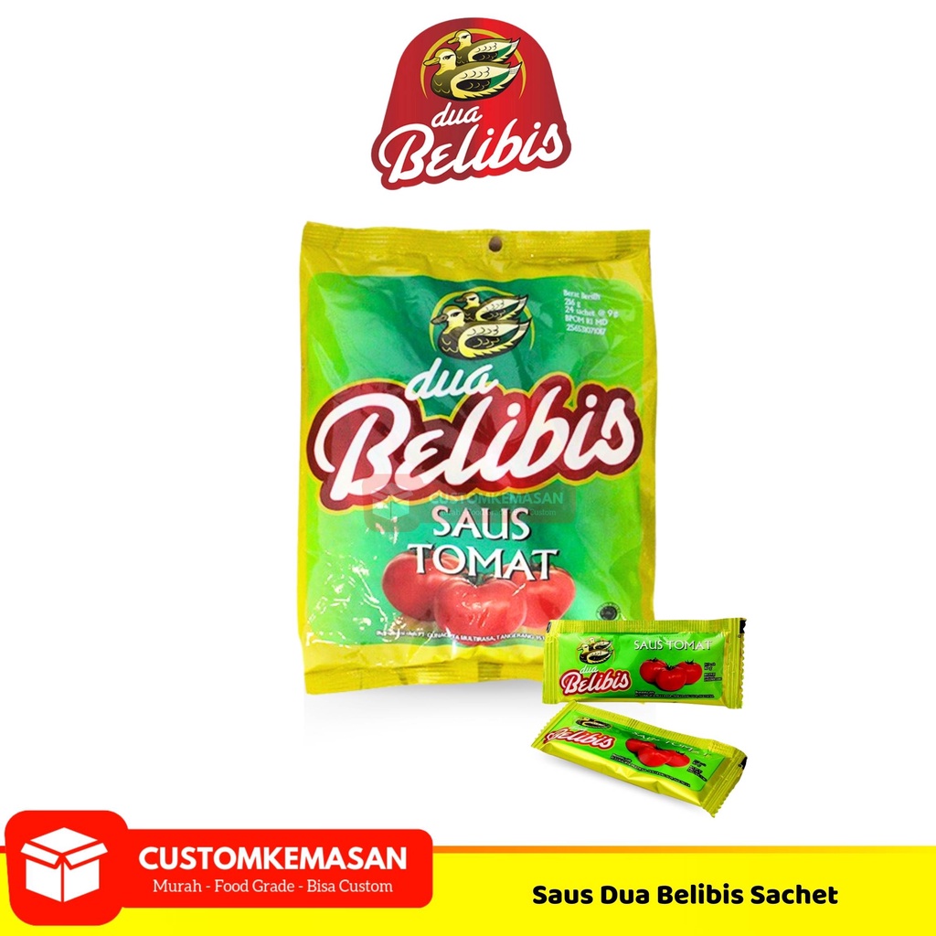 Jual Saus Tomat Dua Belibis / Saus Sachet Saus Tomat/ Saus Dua Belibis ...