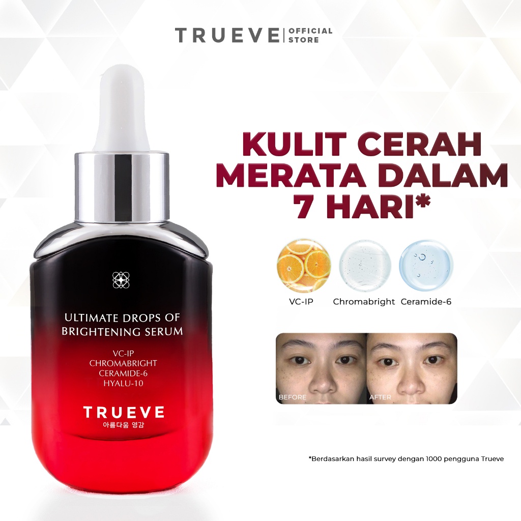 Jual TRUEVE Ultimate Drops of Brightening Serum (Premium Vitamin C ...